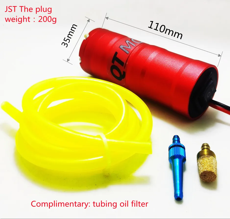 Updated 4.8V-7.4V Whole Set Electric CNC Metal Gear Fuel Pump for RC ...