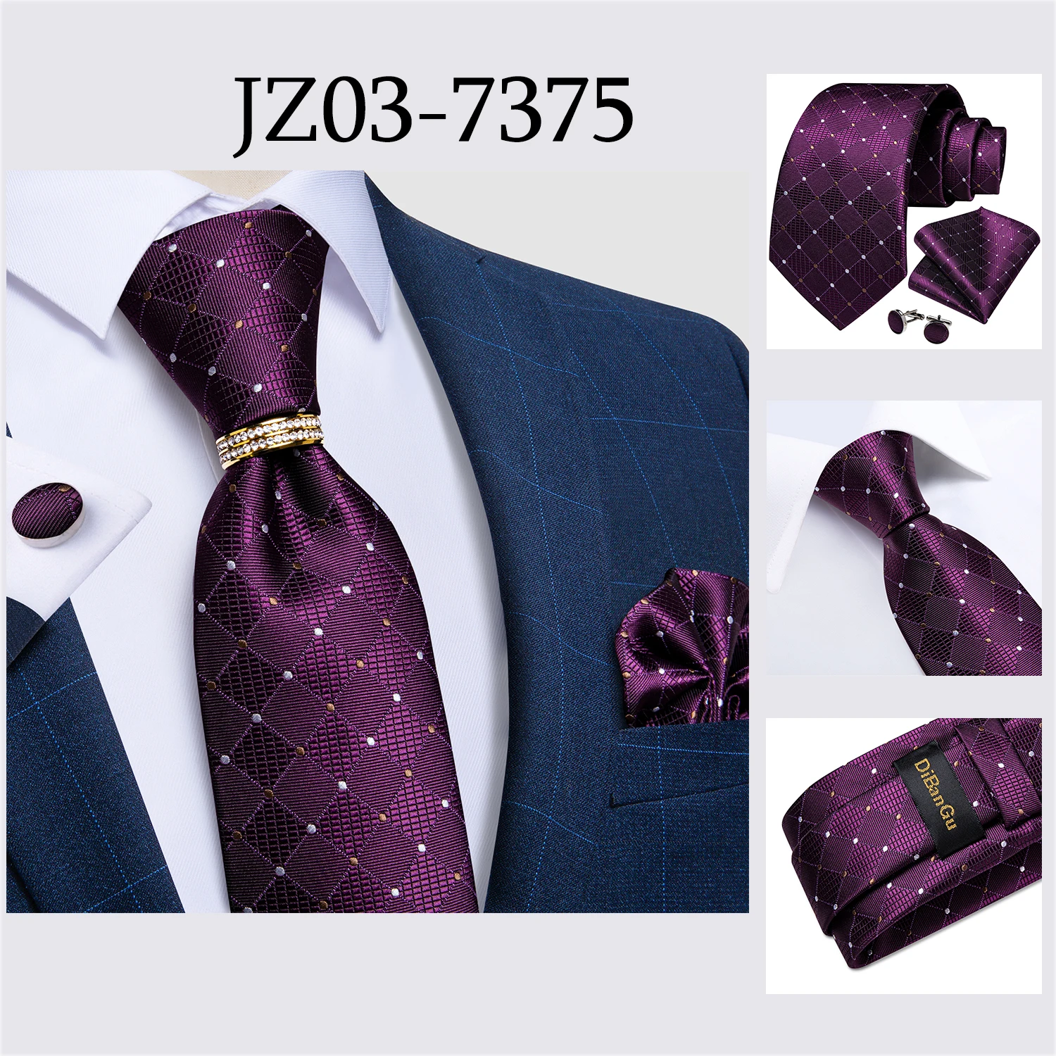 Cravate,accessoires mariage cadeau cravate homme cravate luxe en soie ...