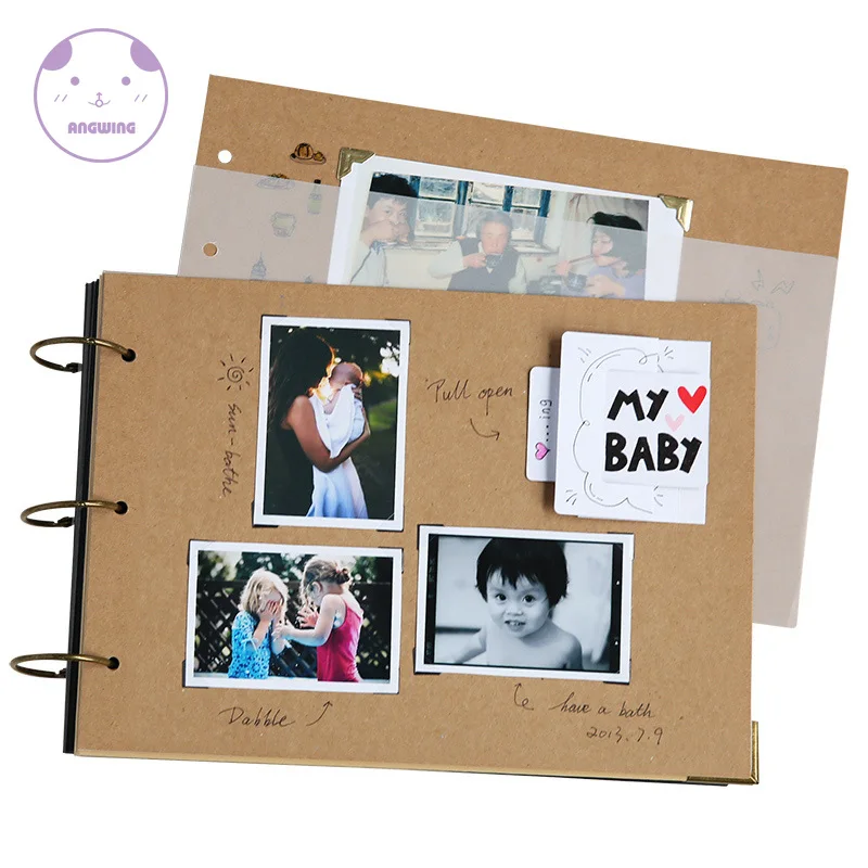 Blank Open Scrapbook