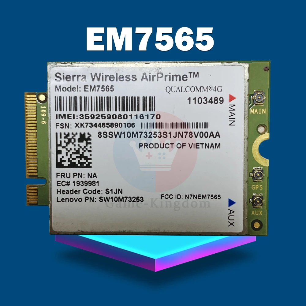 Sierra Wireless Em7565 Lte Cat-12 M.2 4g Moudule 4g Card For Thinkpad ...