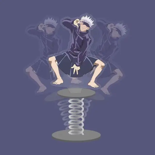 Jujutsu Kaisen Spring Shake Stand Sign Gojo Satoru Itadori Yuji Acryli 豪華