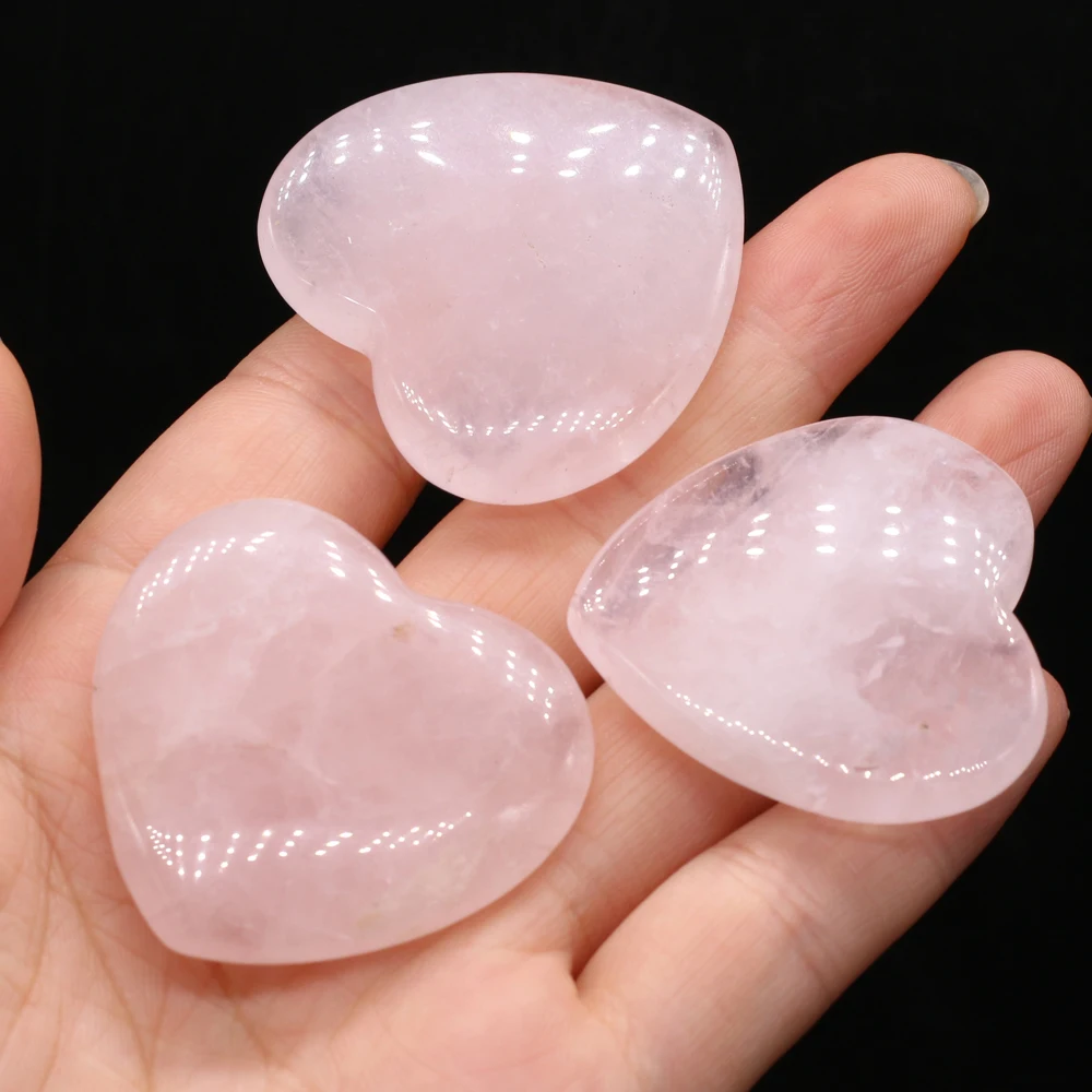 1PC-Natural-Stone-Rose-Quartz-Heart-Chakra-Healing-Reiki-Gem-Home-Decor ...