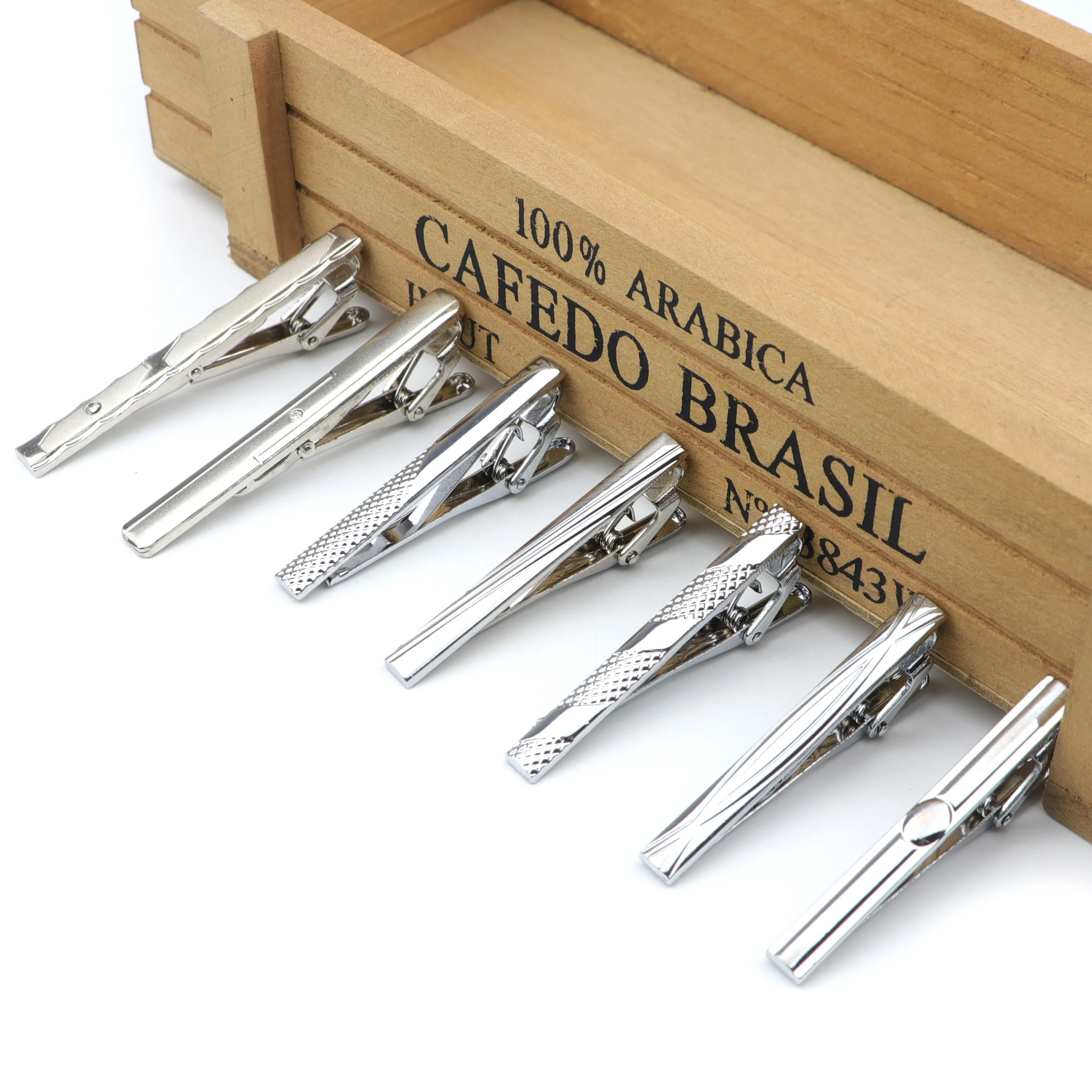 Men-s-Metal-Tie-Clip-Bright-Chrome-Stainless-Steel-Jewelry-Necktie ...