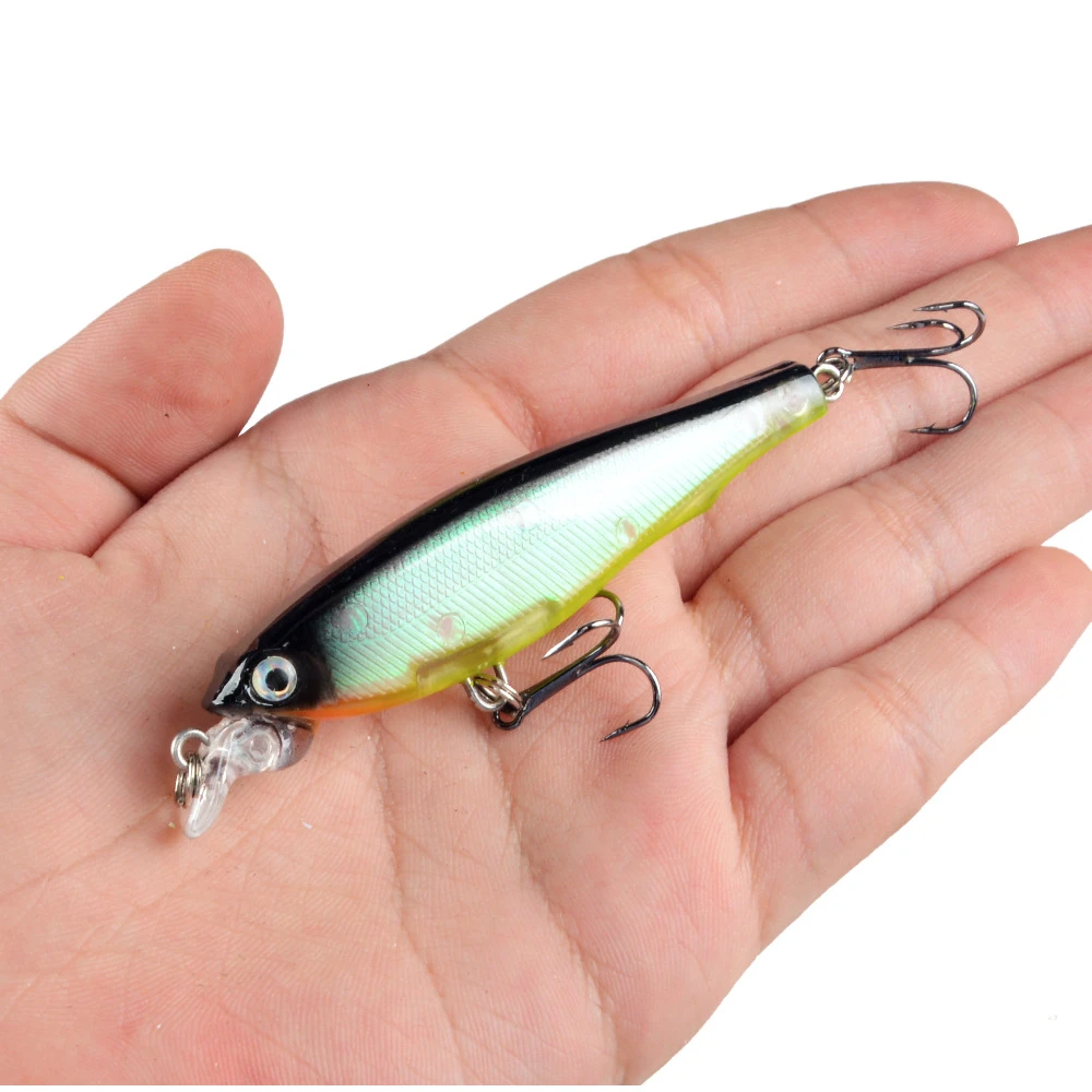 1PCS Minnow Fishing Lure Wobbler 7.5g 8cm Trolling Fake Bait Artificial Crankbait Japan For Carp ...