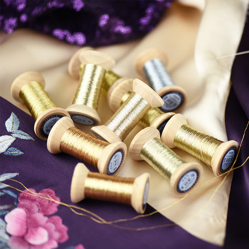 Amber-gold-series-of-Gold-thread-French-embroidery-thread-embroidery ...