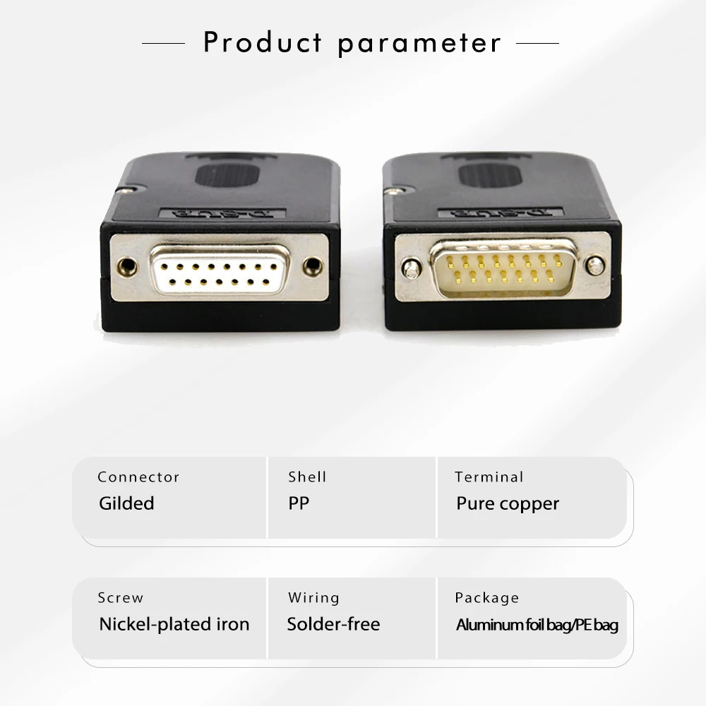 Db15 Csatlakozó 15 Pin 2 Sor Kitörési Tábla D-Sub Adapter Hím Terminál ...