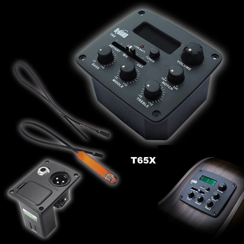 Original B-BAND T65 Preamp UST and AST Pickups Dual Inputs for Acoustic ...