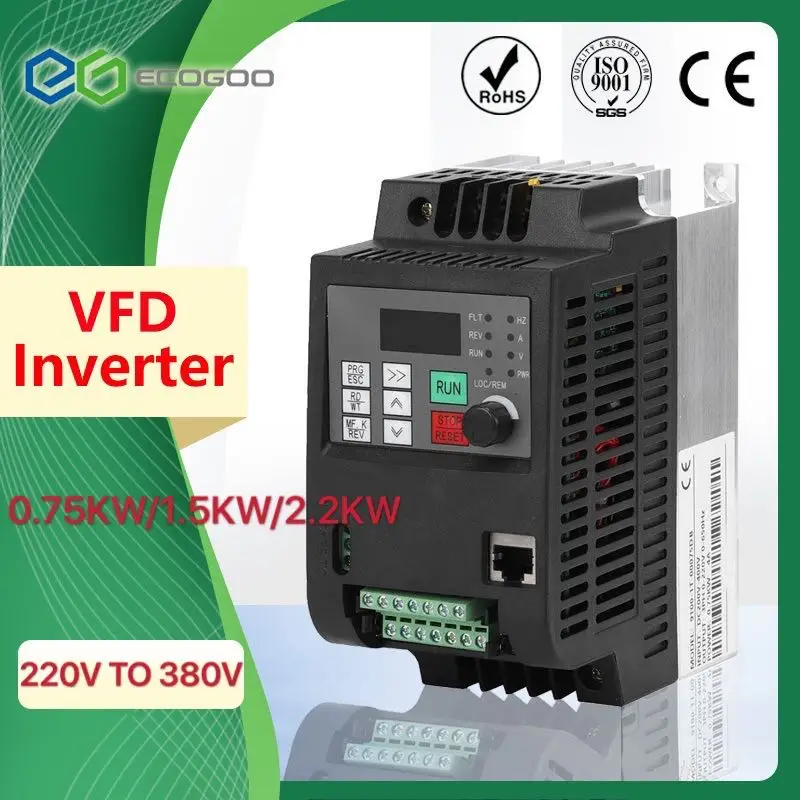 WK310-1-5KW-2-2KW-220V-Single-Phase-input-and-380v-3Phase-Output ...