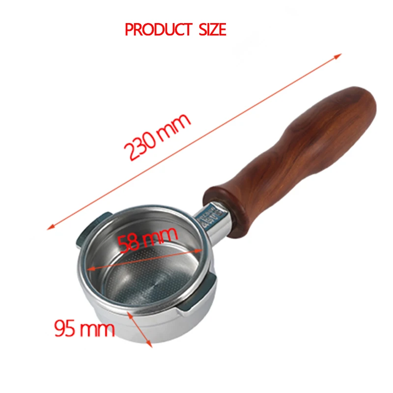 58MM Original ESPRESSO PARTS Coffee Machine Handle Stainless Steel ...
