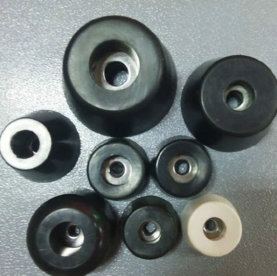 Furniture Cup Rubber Chair Machine Feet Pad With Steel Washer Cabinet ...