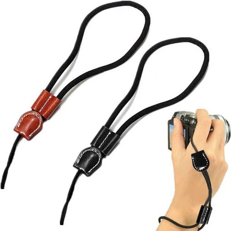 SLR-Camera-Universal-Hand-Wrist-Strap-Lanyard-Cotton-PU-Grip-Band ...