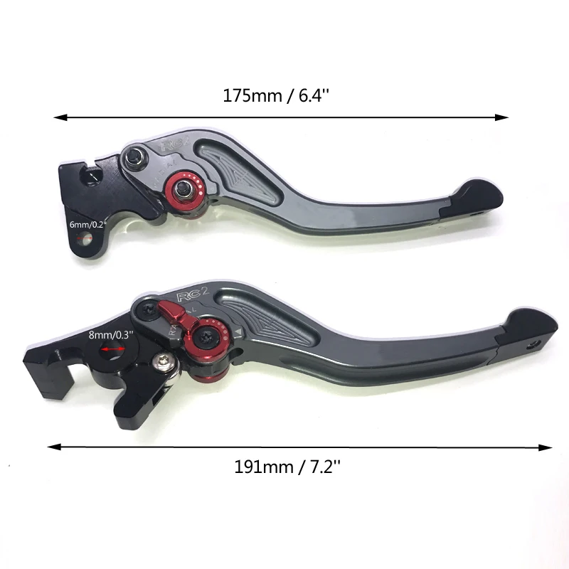 High Quality Alloy 2 Pcs/set Motorcycle Brake Handle Car Brake Handles ...