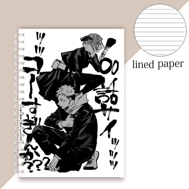 Japan-Anime-Jujutsu-Kaisen-Satoru-Gojo-Lined-Page-Notebook-Cartoon ...