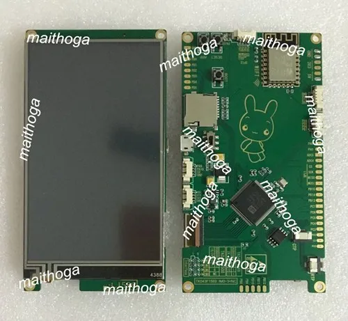 IPS-4-3-Inch-TFT-LCD-Sentuh-Resistif-Layar-Warna-dengan-Adaptor-Papan ...