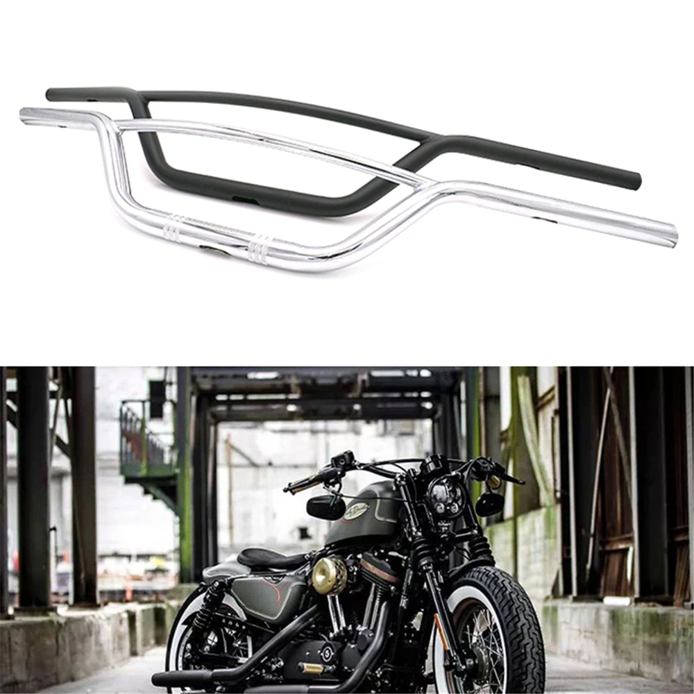Motorcycle 22mm 25mm Steering Wheel Handlebar Retro Motorbike Handle ...