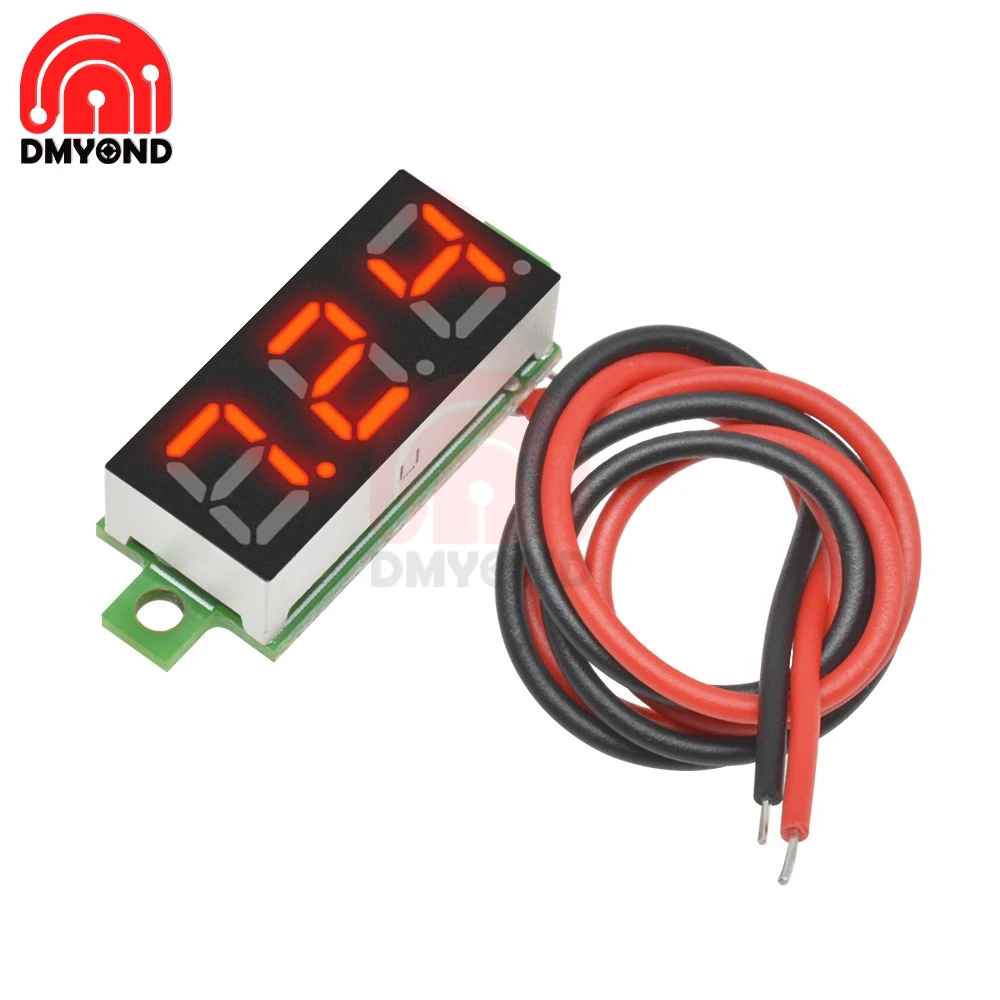 DC-2-5V-30V-12V-24V-0-28-Inch-2-Wire-Voltmeter-Voltage-Meter-Volt ...