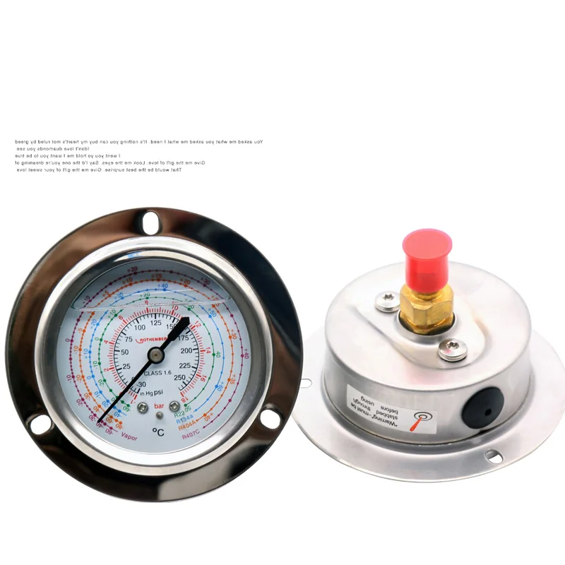 high pressure and low pressure air conditioning refrigerant gauge ...