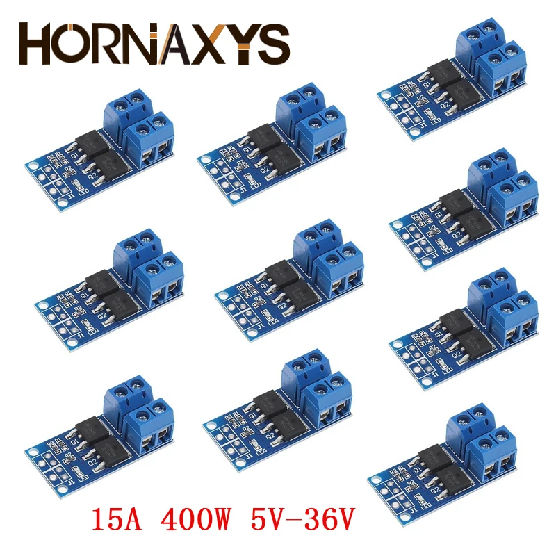 10pcs 15a 400w Mos Fet Trigger Switch Drive Module Pwm Regulator ...