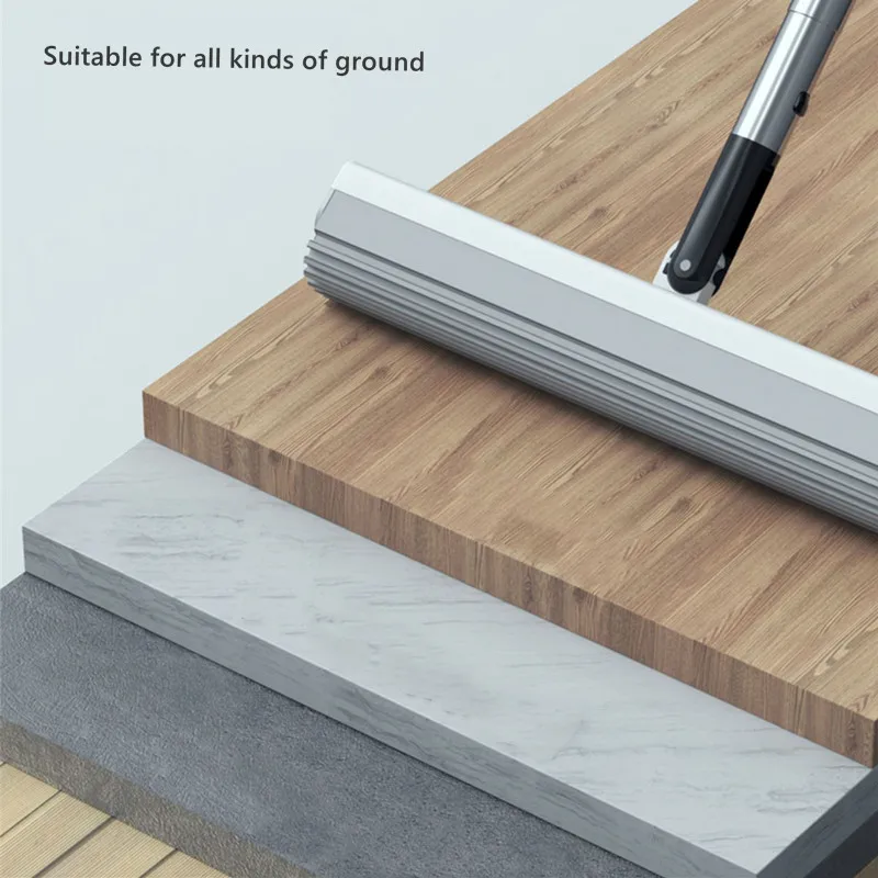 Poubelles-Buanderie-Salle de Bain,Vadrouille à percussion avec tête en ...