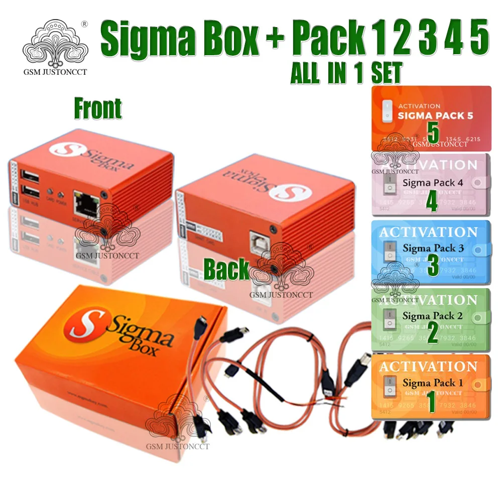 Sigma Box with 9 Cable Set + Sigma Pack 1, 2, 3 ,4 ,5,Activations For ...