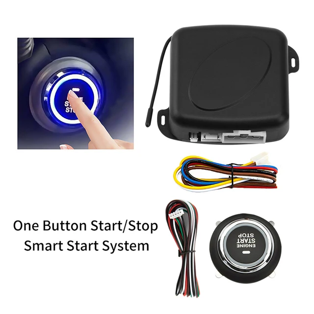 Car Alarm Remote Control PKE Car Keyless Entry Engine Start Alarm ...