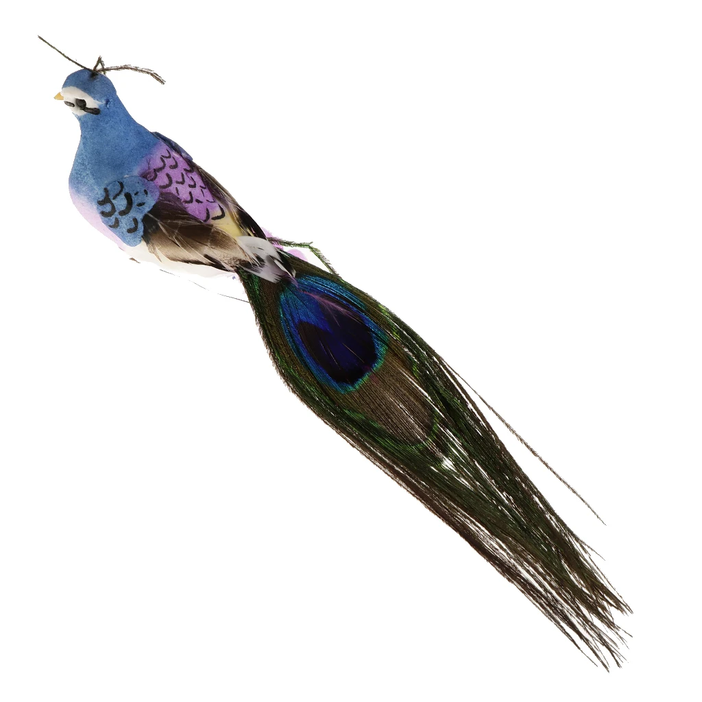 Artificial-Small-Peacock-Decorative-Simulation-Little-Birds-Animal ...
