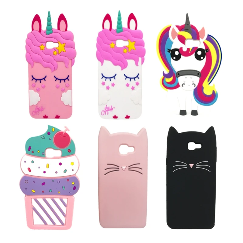 Samsung J5 Prime Case Silicone Cartoon Cat | Cute Cat Cover Samsung ...