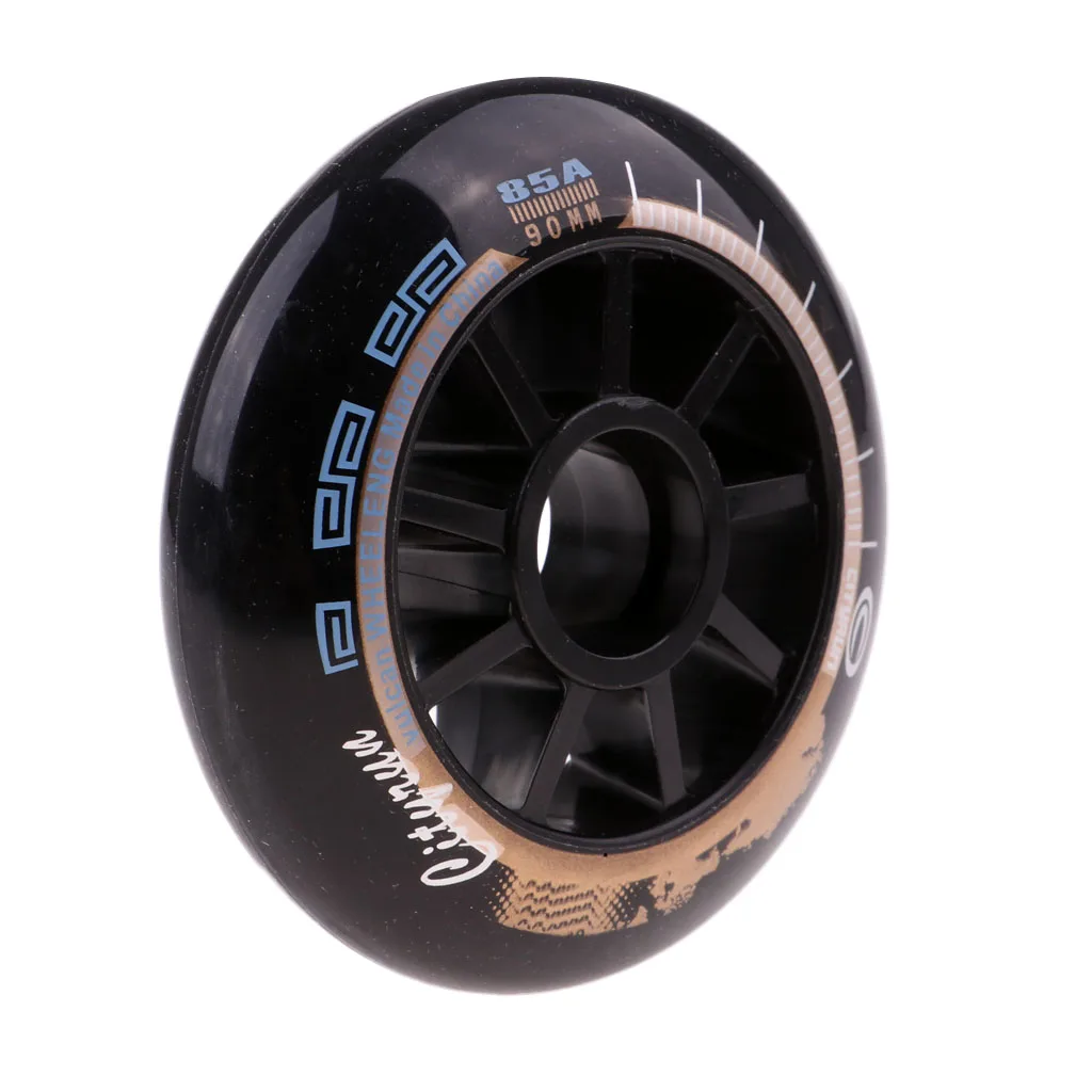 High-Elastic-Inline-Roller-Skate-Wheels-Outdoor-Speed-Skating-Wheels-90 ...