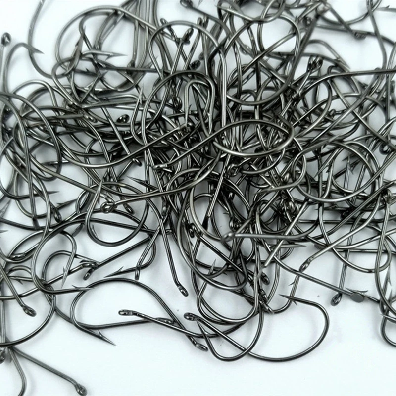 Fishing Hook Slight Slime Thin Hooks Stream High Carbon Steel Barbed ...