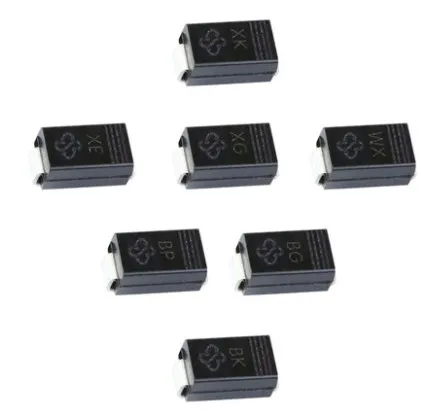 Diodos de TV SMD de 50 piezas, SMAJ12A, SMAJ13A, SMAJ14A, SMAJ15A ...