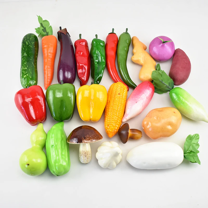 Artificial Vegetables Fake Pepper potato Home Decoration Simulation ...