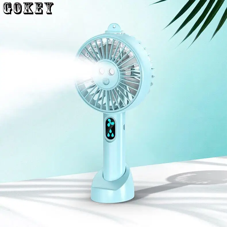 Fan-Cooling-Water-Spray-Mini-Hand-Fan-Electric-USB-Battery-Rechargeable ...