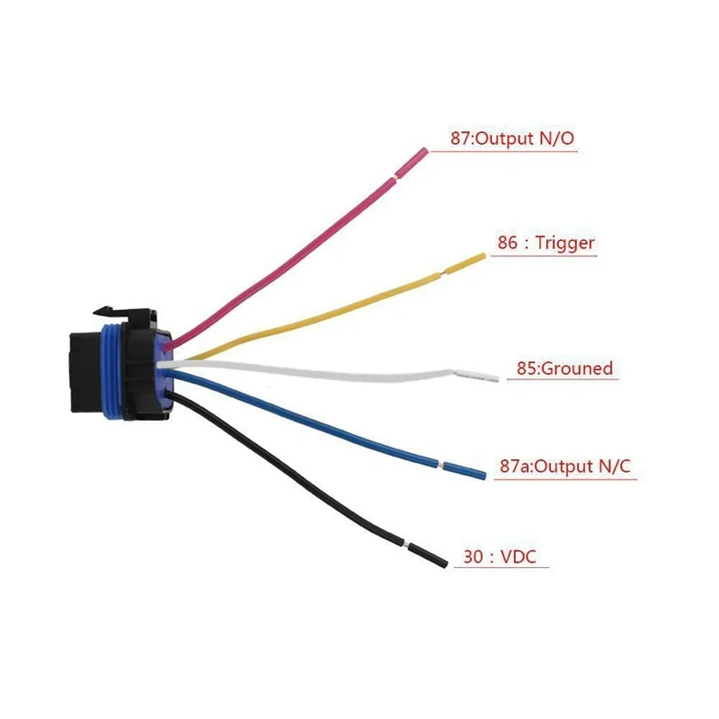 Waterproof Integrated Automobile Relay Dc/12V 40A Auto Relay & Socket 5 ...