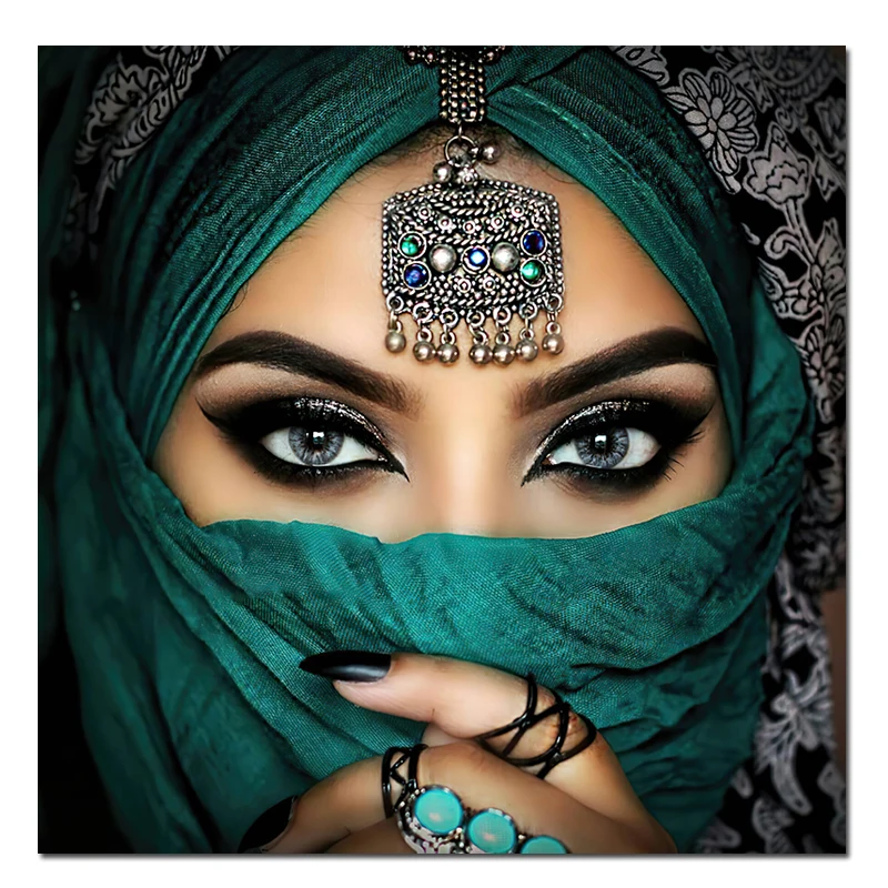 Beautiful Arabian Eyes In Veil