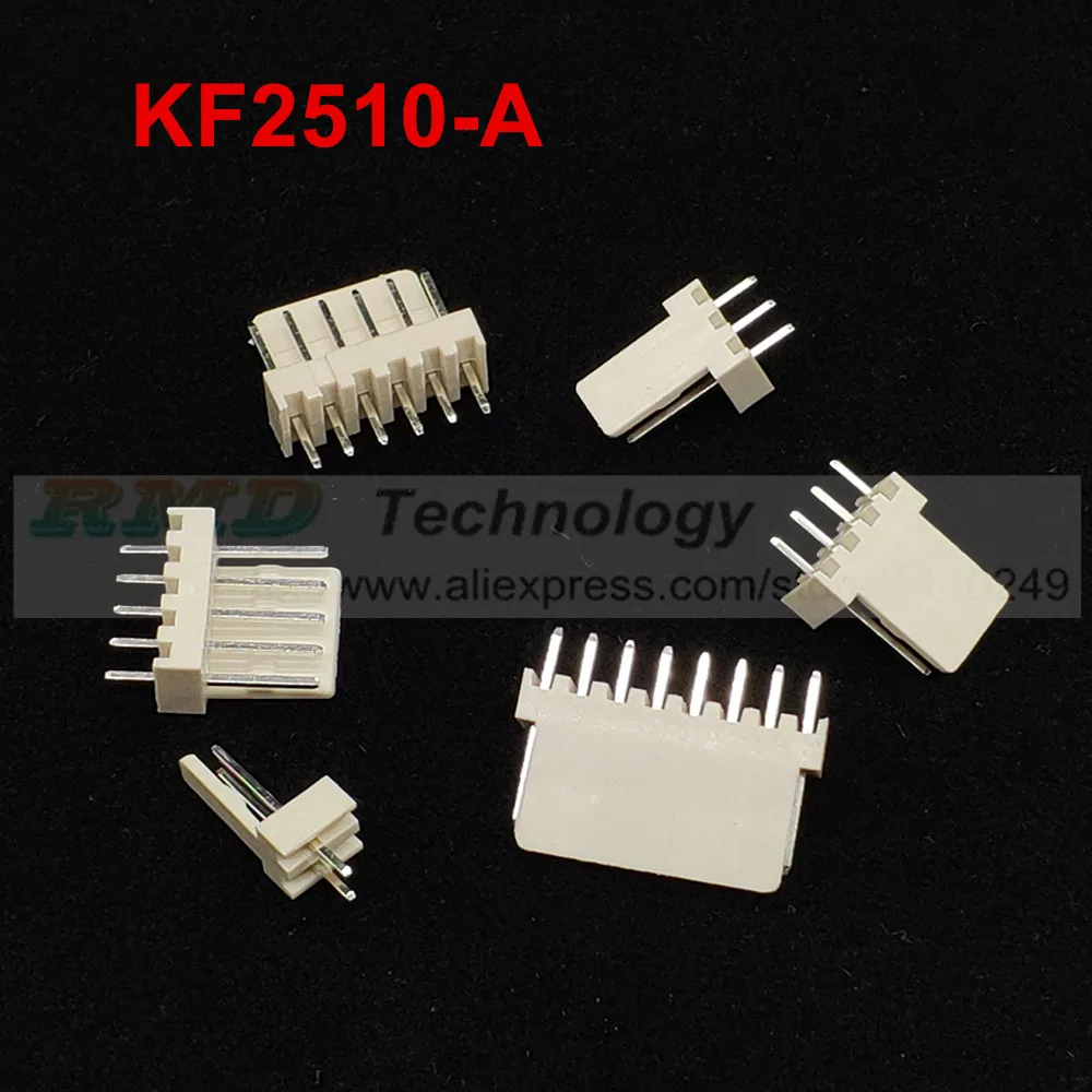 50pcs/lot KF2510 KF2510-2-12A 2.54 mm Male Connector Pin Header 2.54mm ...