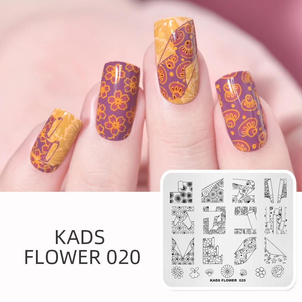 KADS-Flower-020-design-nail-art-decorations-stamp-nail-art-stamp ...