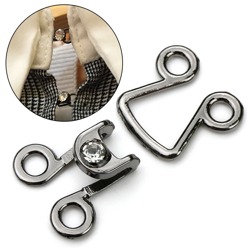 Diy Metal Button Invisible Combined Hooks Concealed Buckle For Handmake ...