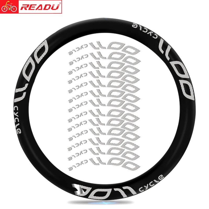 Road Bike 0011 Cycle Rim Sticker Bicycle Wheel Set Stickers ...