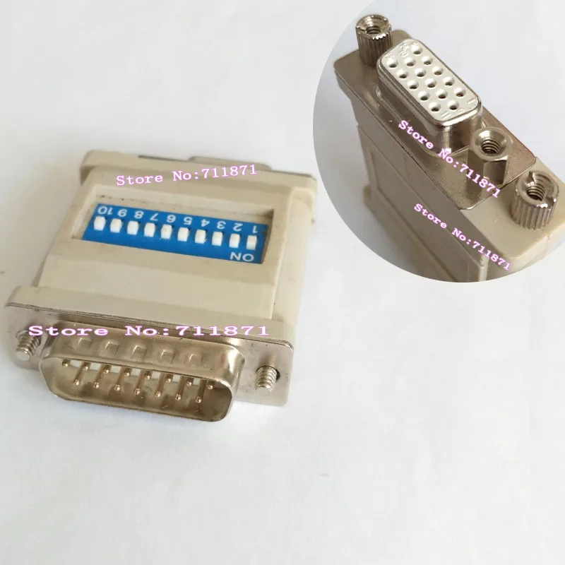 DB15-2-Row-Male-3-Row-Female-Adapter-Connector-Double-2Row-15Pin-Male ...