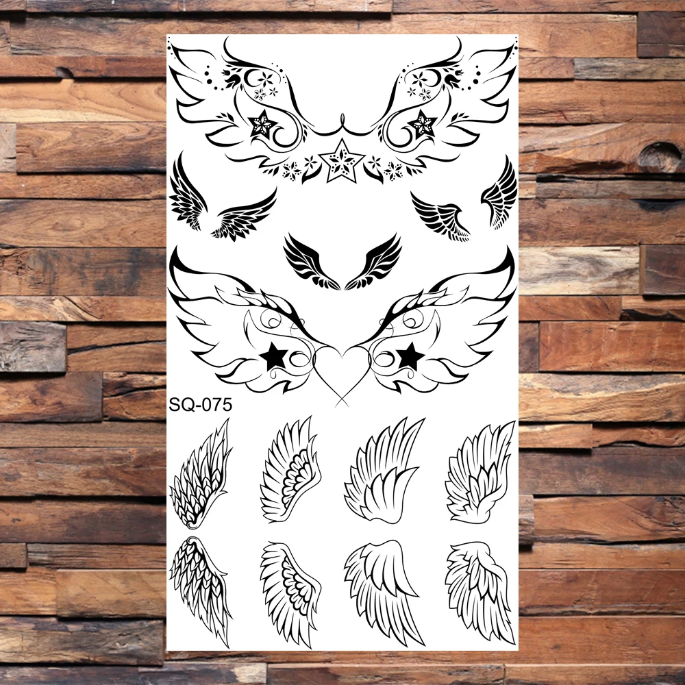 Infinity Angel Wings Tattoo