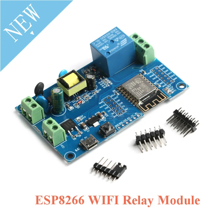 Placa De Desenvolvimento, Esp8266, Wi-fi, Sem Fio, Módulo De Relé Embutido, Ac, 220v, Dc, 5v ...