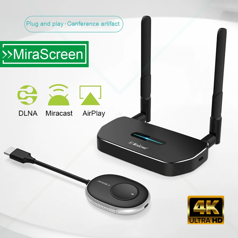 Mirascreen Wireless Hdmi Transmitter Receiver Kit Tv Stick 5g Miracast ...
