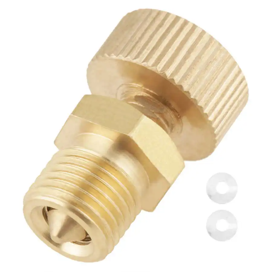 1Pcs Brass Bleed Air Bleed Valve Screw Safety Bleeder Valve Spare Parts ...