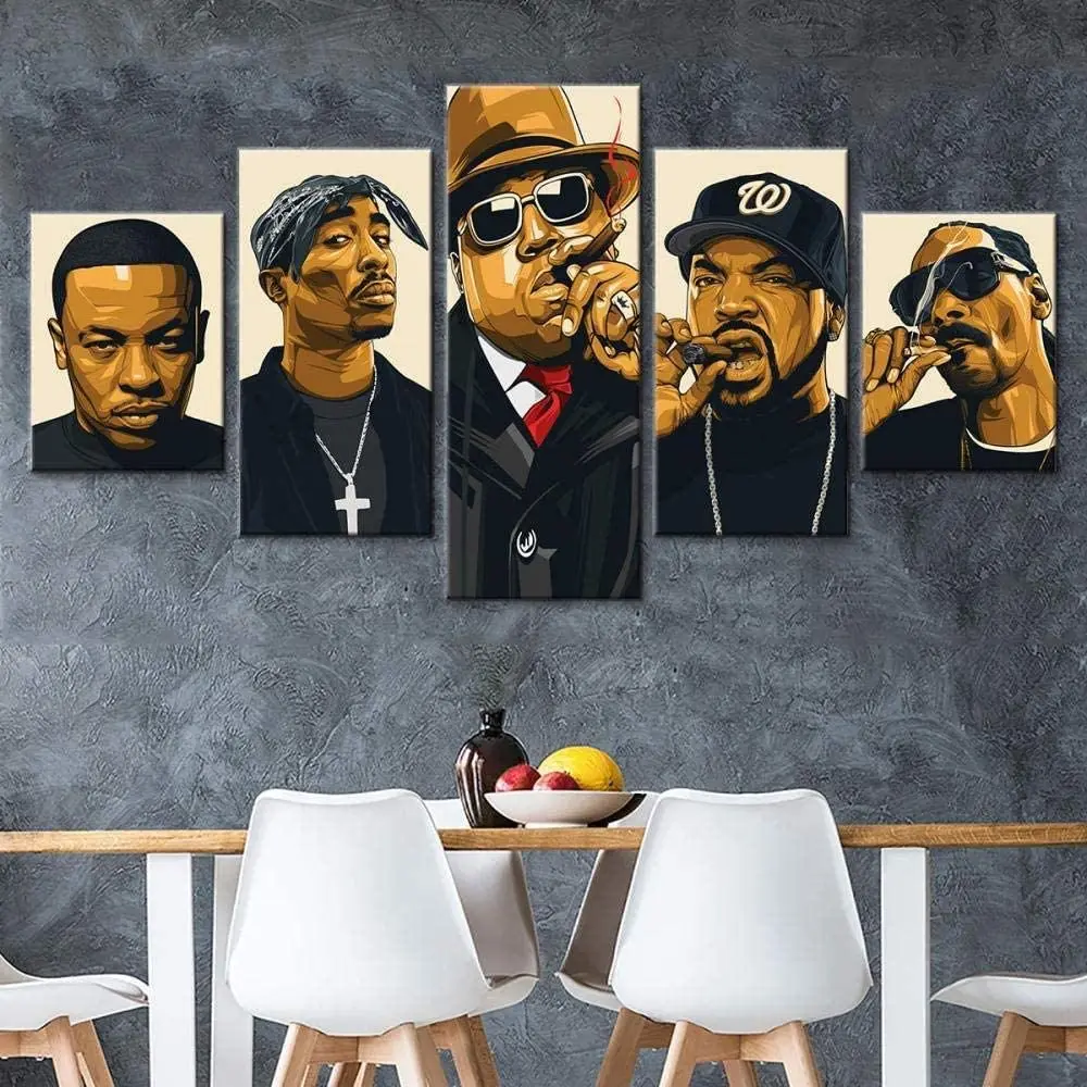 Hip Hop Legends Collage