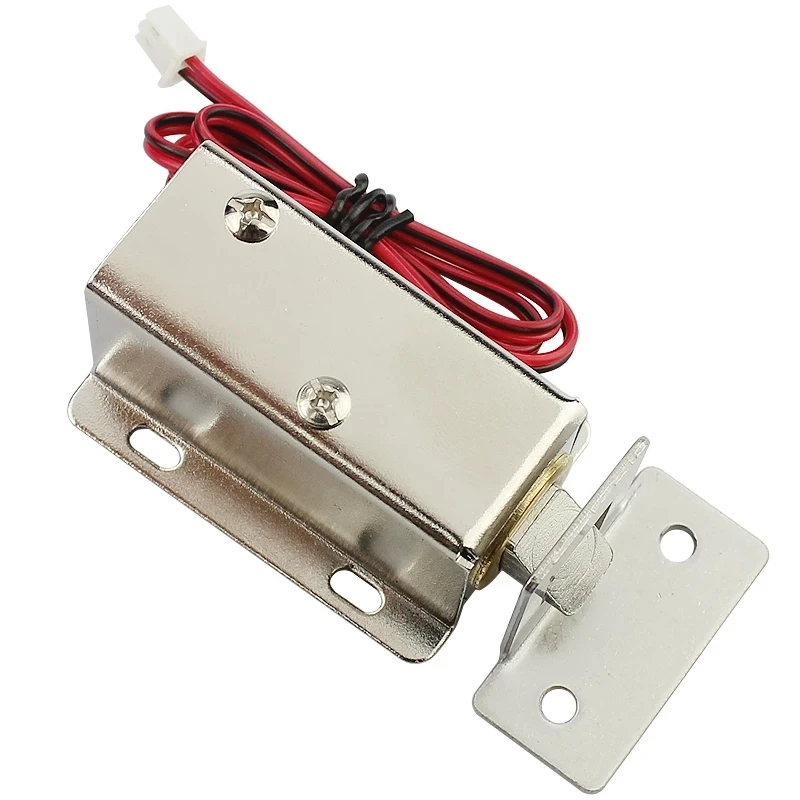 DC small access control electric bolt lock DC12v 24v cabinet door lock ...