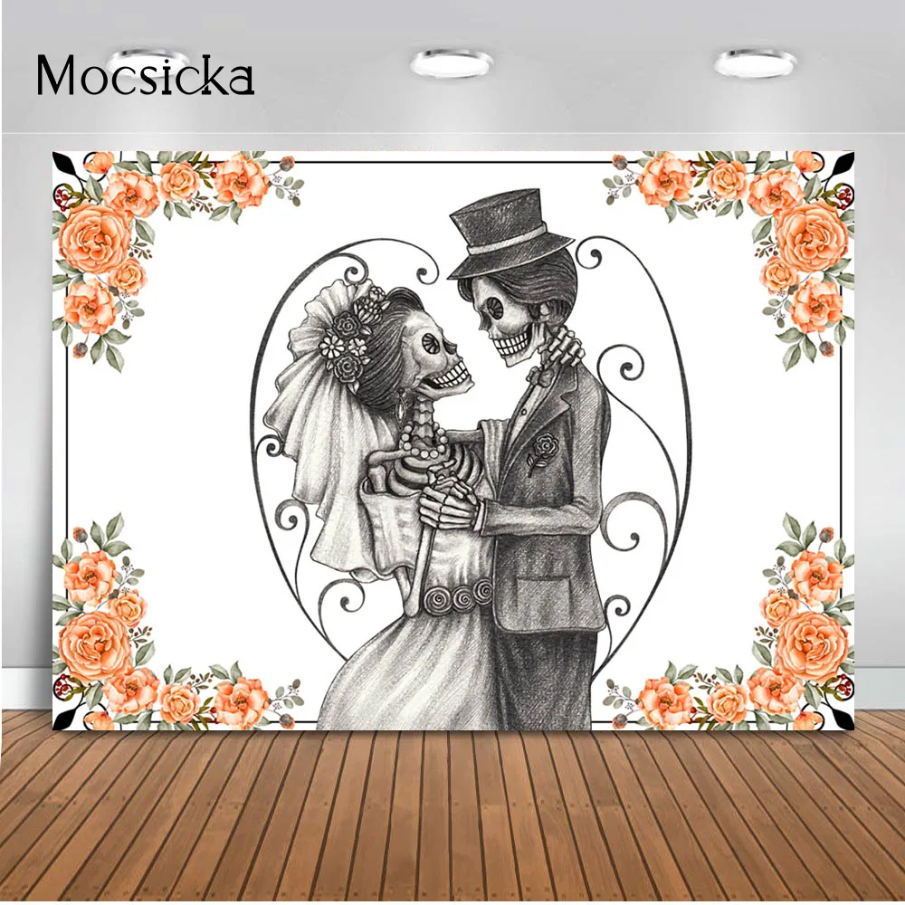 Skeleton Wedding Drawing