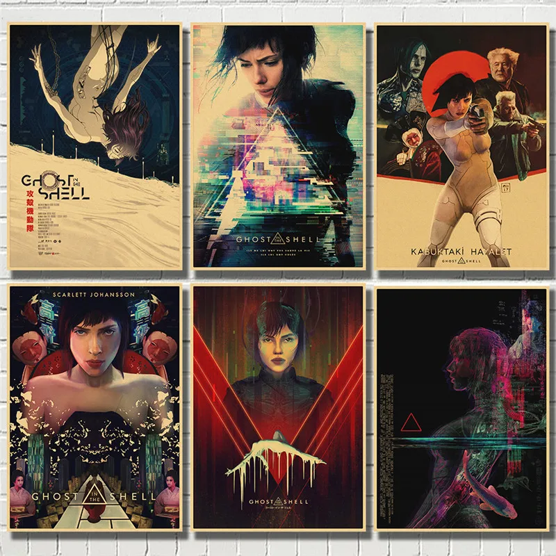Ghost-In-The-Shell-Anime-Posters-Wall-Kraft-Paper-Posters-and-Prints ...