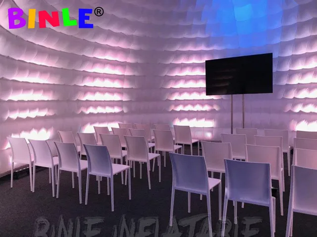Attractive 8m Giant Igloo Dome Inflatable Tent With Led And Blower For ...