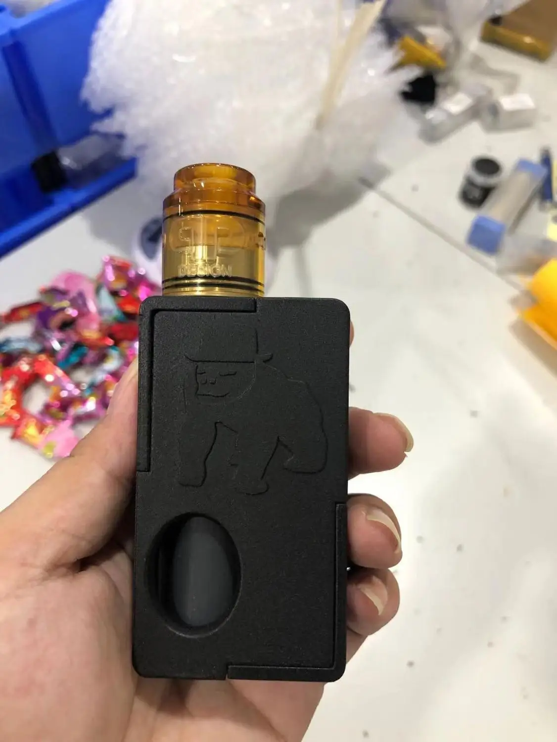 Original Yiloong Gorilla Squonk Box MOD 13ml Silicone Bottle 18650 ...