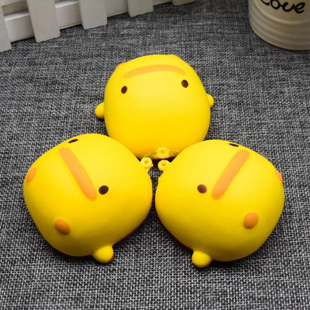 Jumbo Soft Kawaii Yellow Duck Squishy Squishies Animals Squeeze Slow ...